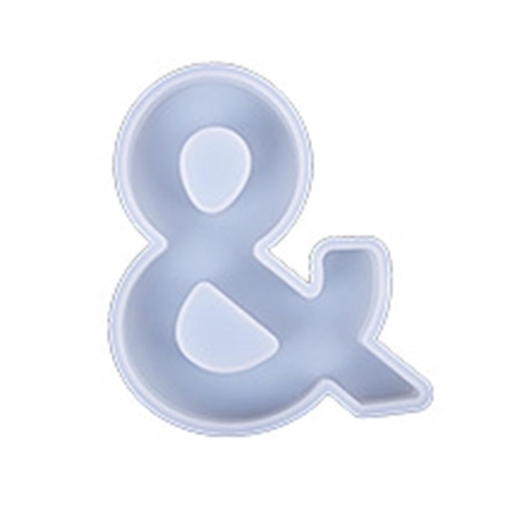Hukai Alphabet Resin Silicone Mold 26 English Alphabet Diy Jewelry ...