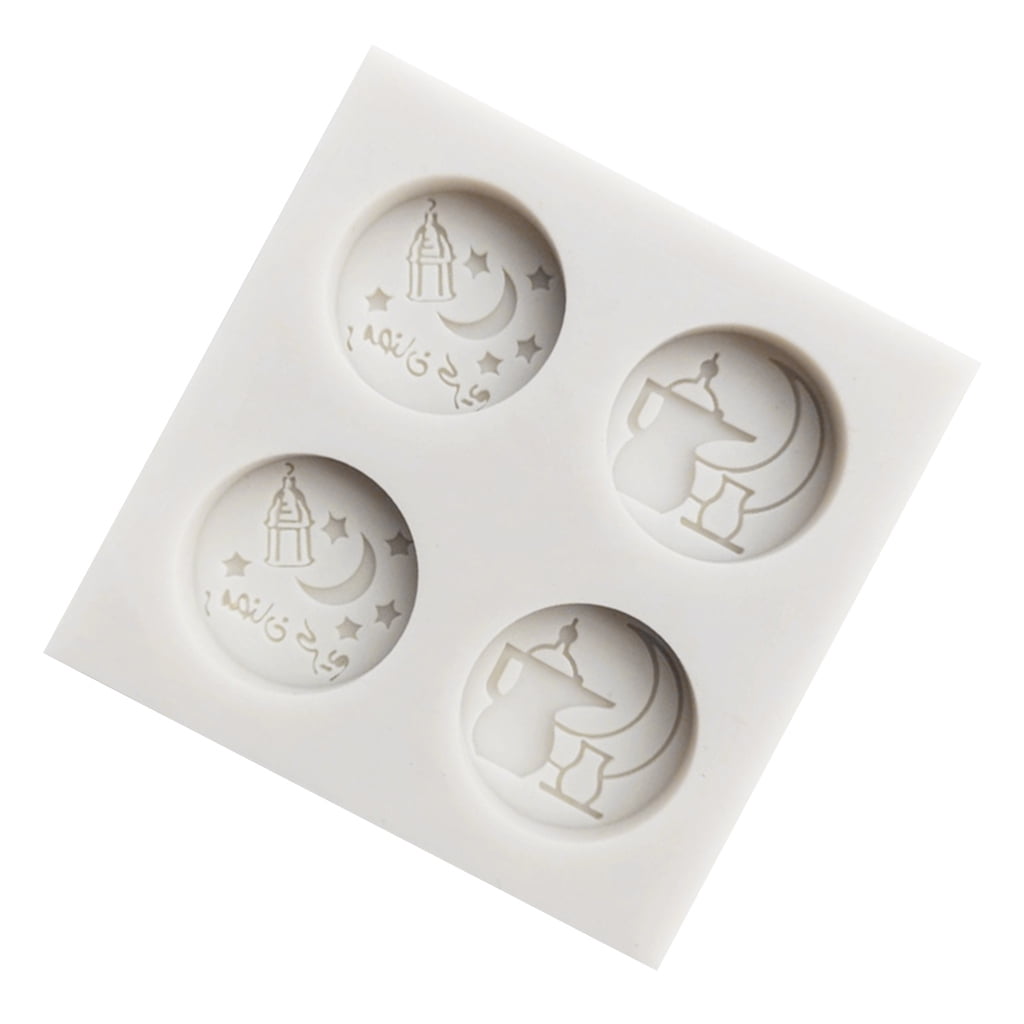 Hukai Arabic Font Moon Silicone Cake Fondant Mold Chocolate Sugar ...