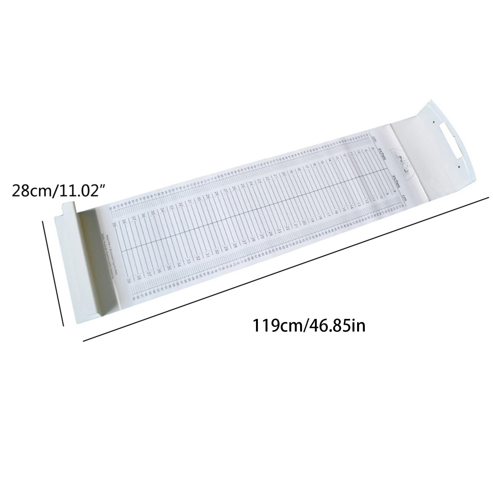 Hukai Baby Height Growth Chart Ruler Kids Room Decoration 49.21x11.02 ...