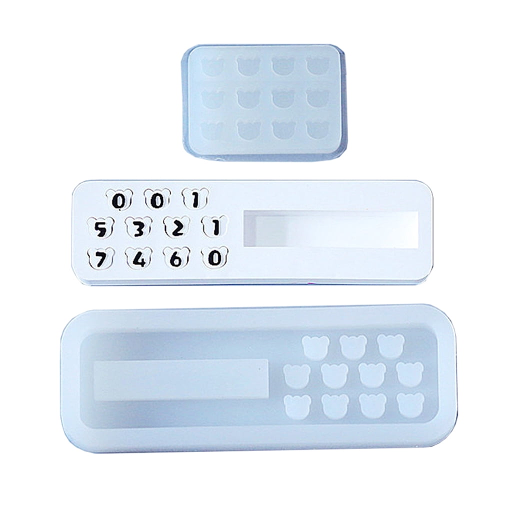 Hukai Bear Parking Sign Car Number Plate Silicone Mold is Suitable for ...