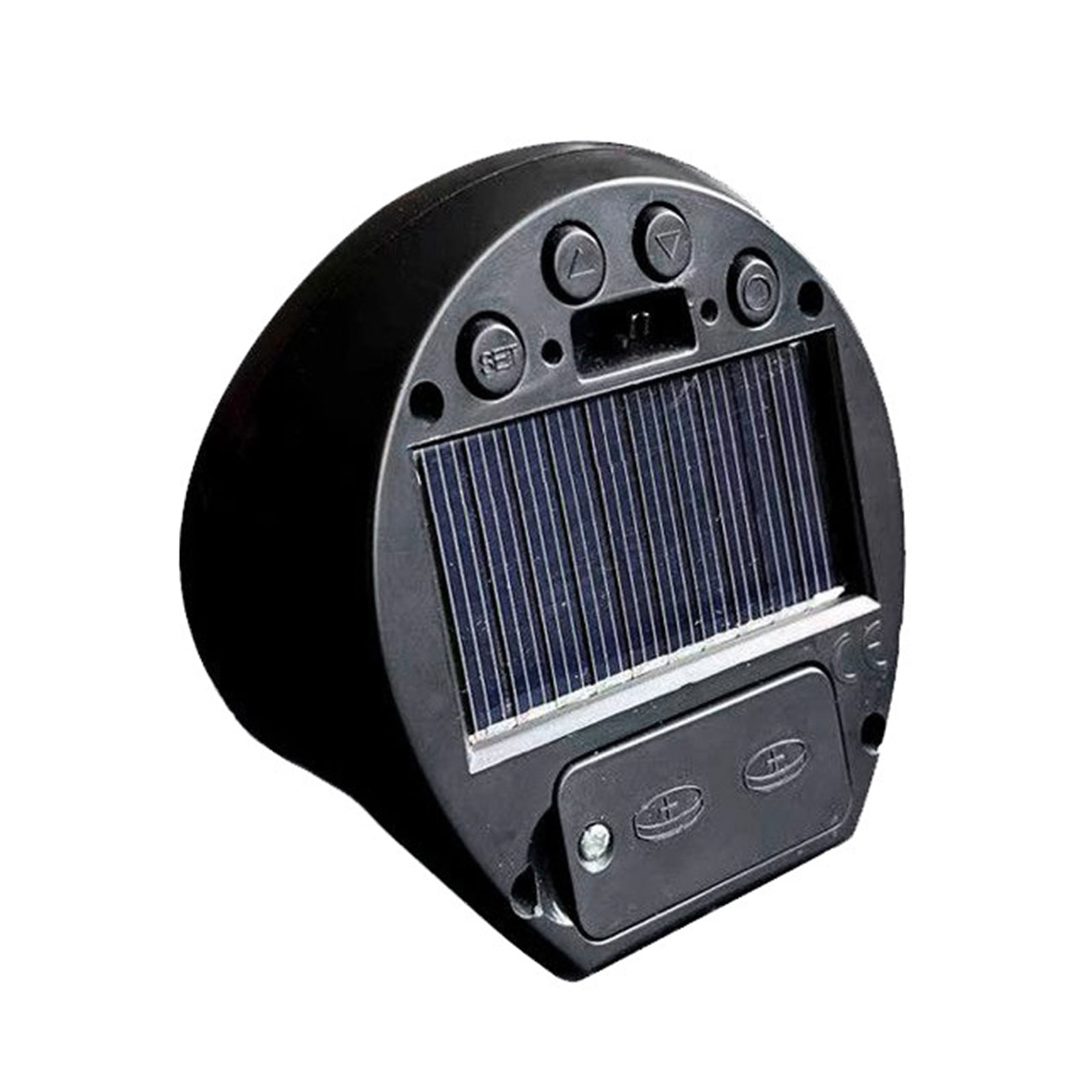 Hukai Car Digital Clock Automotive Dashboard Mount Clock Solar Power ...