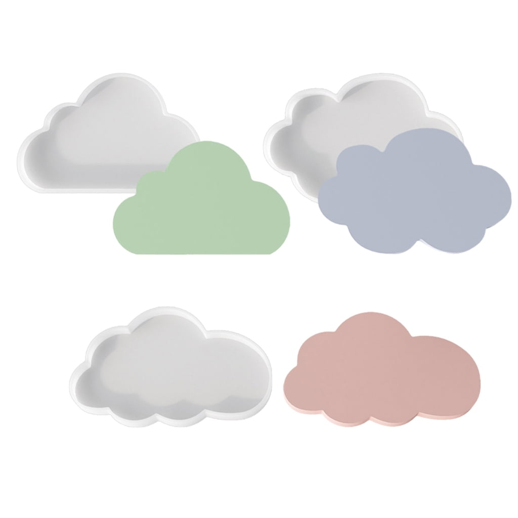 Hukai Coaster Mold Cloud Shaped Coaster Molds Silicone Mould for Cup ...