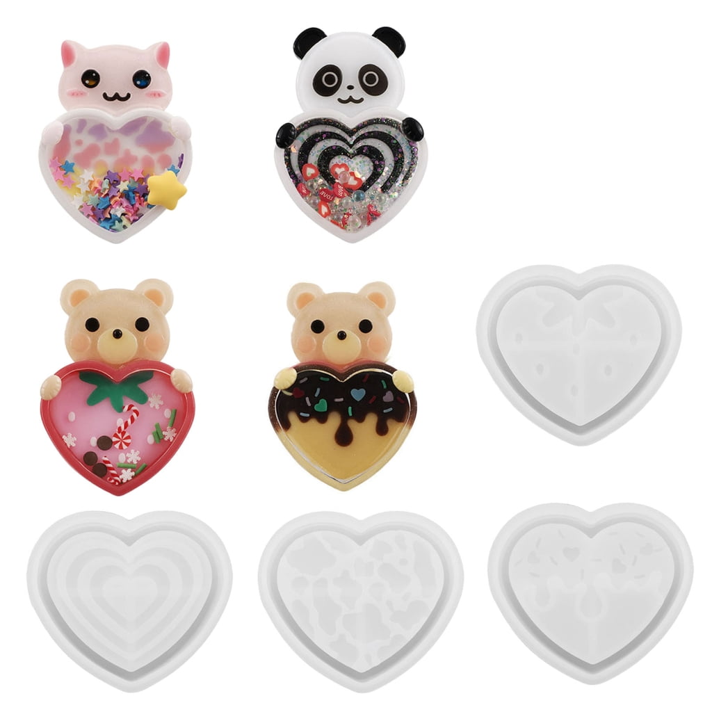 Hukai Creative DIY Shaker Pendant Moulds Set Handcrafted Shakeable ...