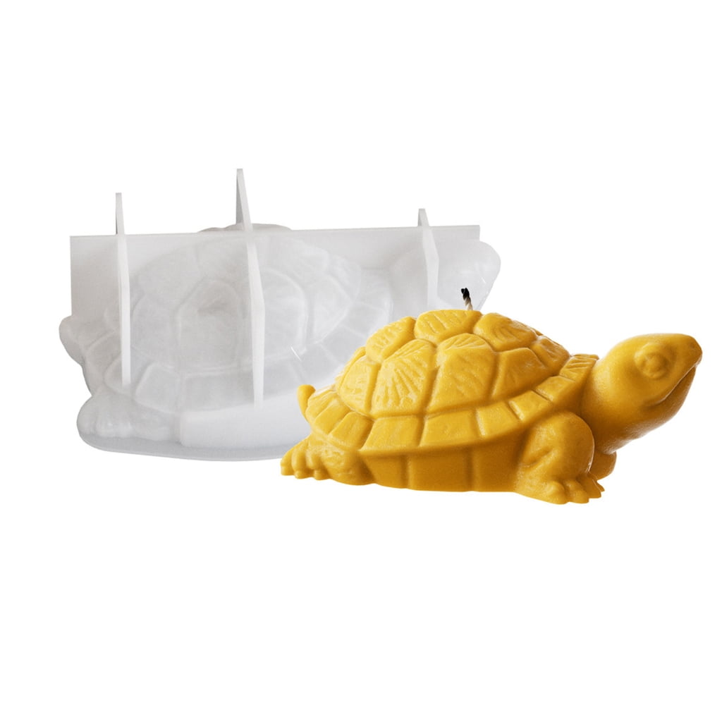 Hukai Cute Turtles Silicone Display Ornament Mold for Resin Casting ...