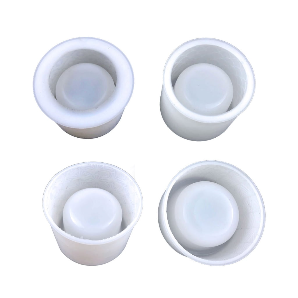Hukai Cylinder Planter Silicone Mold Plaster Flower Pot Mold DIY Candle ...
