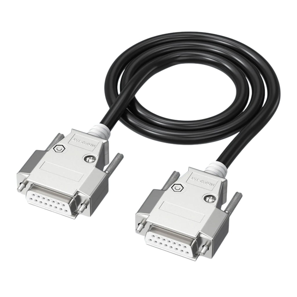 Hukai DB15 Male Female Data Cable Connectors Wire Line 26AWG Extender ...