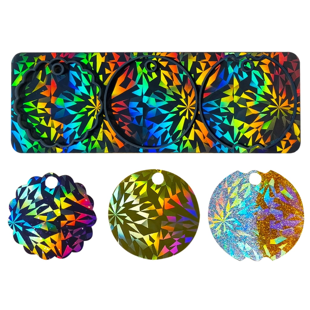 Hukai Easy to Clean Silicone Mold Name Plate Moulds Practical Lid Name ...