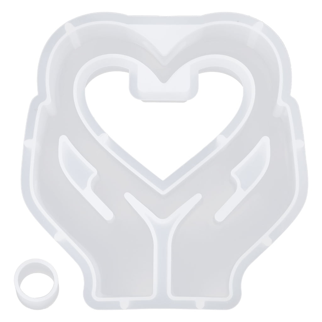 Hukai Epoxy Resin Molds Heart Shape Handmade Craft Supplies Silicone ...