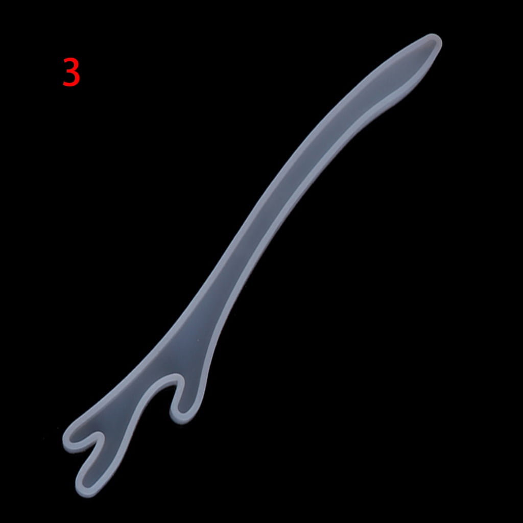 Hukai Hairpin Molds Hair Stick Silicone Molds Headdress Epoxy Resin ...