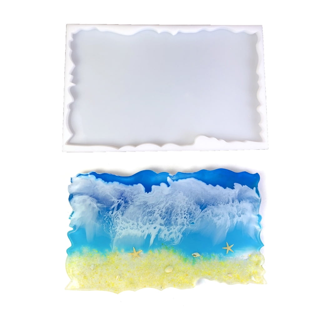 Hukai Large Resin Table Mold DIY Ornaments Tabletop Mold Large ...