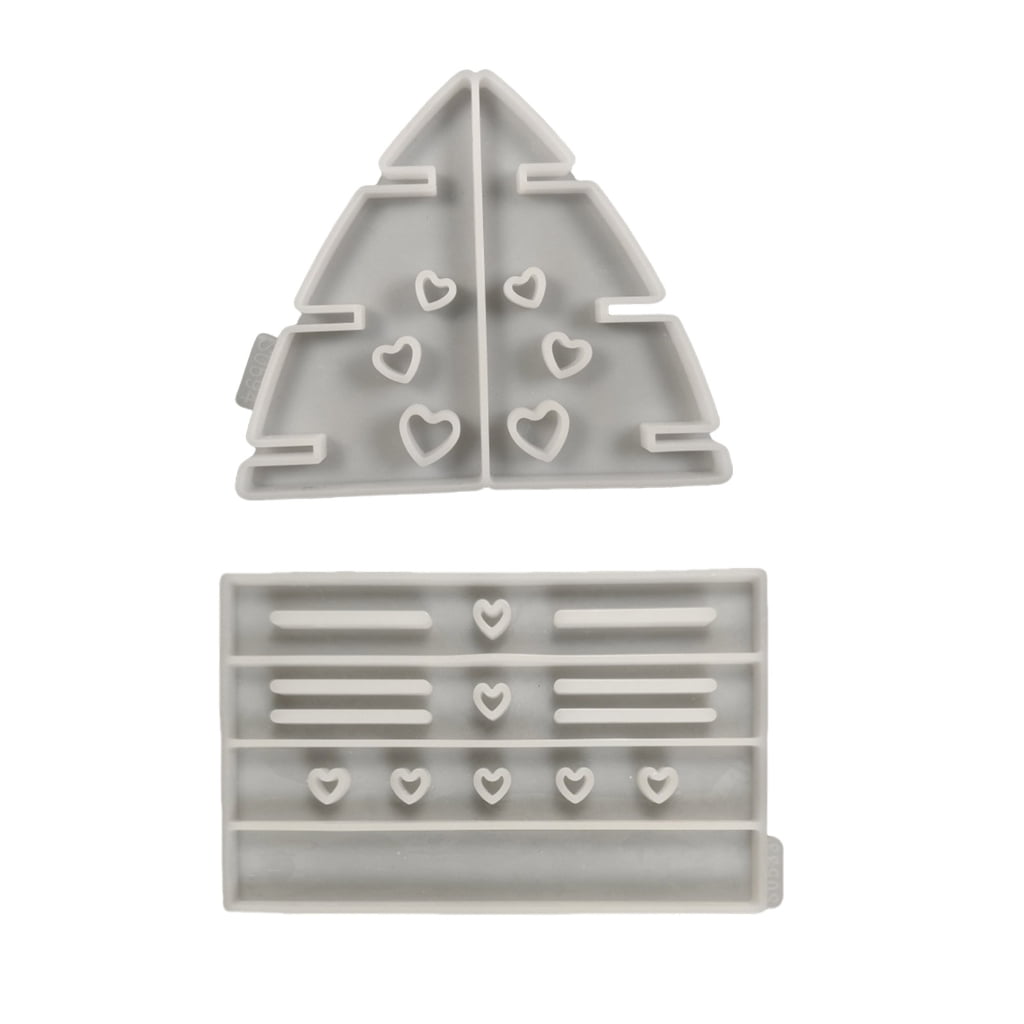 Hukai Multi Layer Resin Shelf Moulds Silicone Crafting Molds Makeup ...