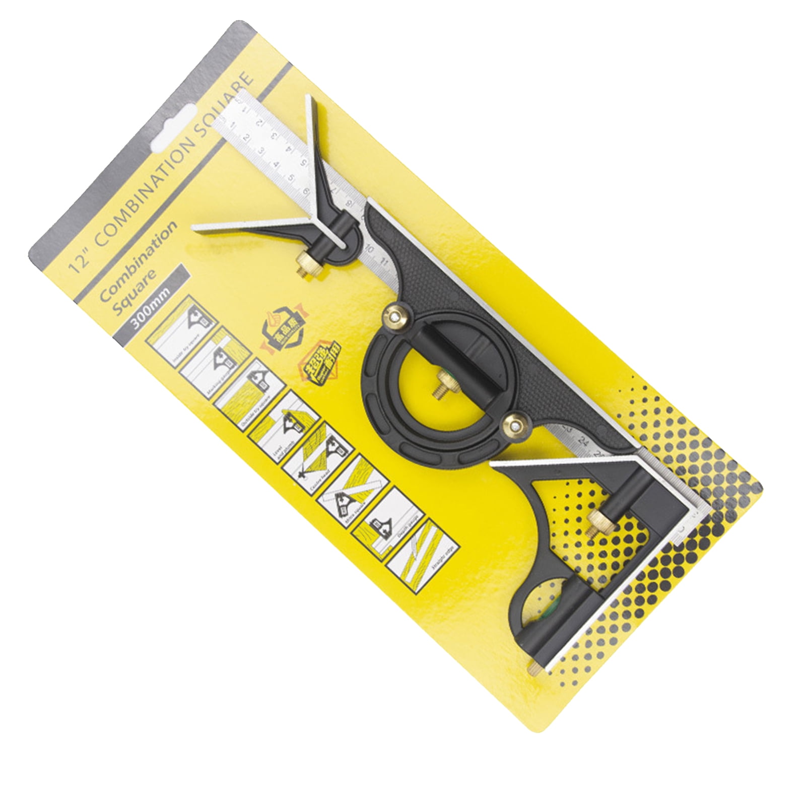 Hukai Multifunctional Combination Center Ruler Square Protractor Mobile ...