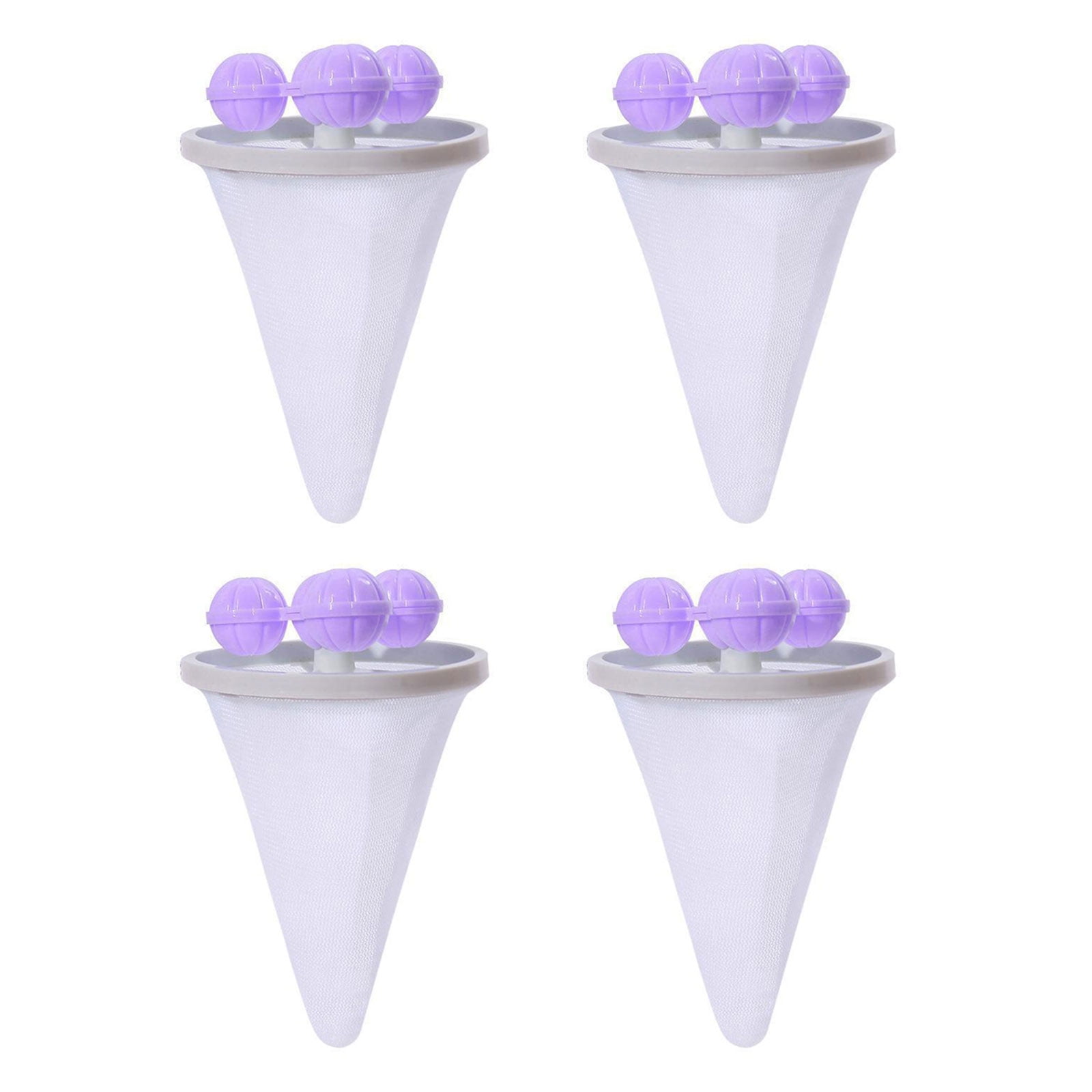 Hukai Pack of 4 Washing Machine Hair Filter Washing Machine Hair ...