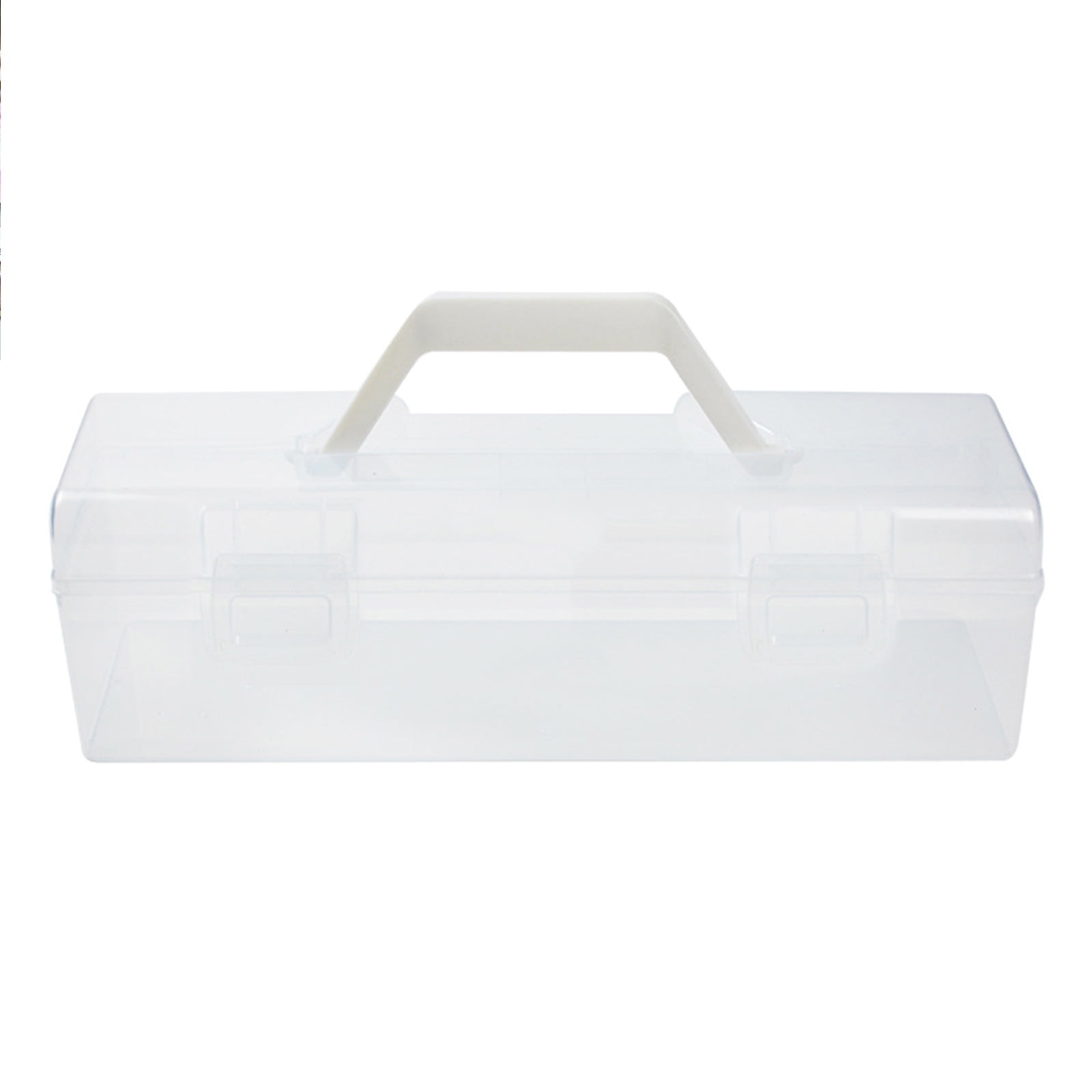 Hukai Portable Storage Bin for Tools and Craft Supplies Large Clear ...
