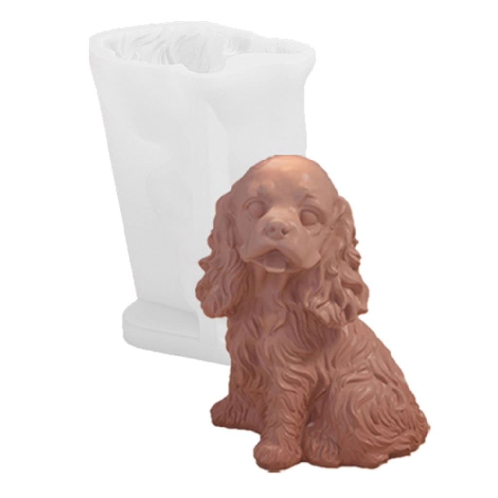 Hukai Practical Silicone Mold for Crafting Dog Themed Decorations ...