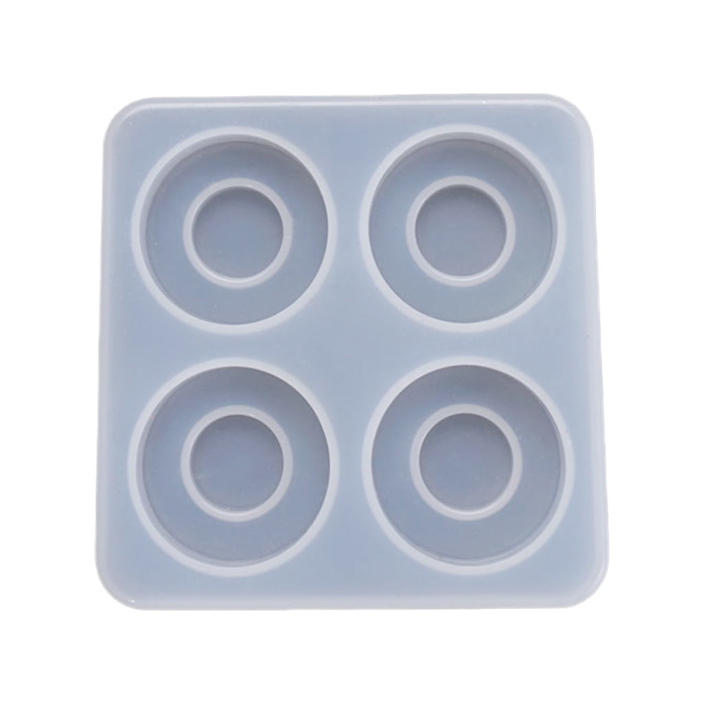 Hukai Silicone Crystal Epoxy Resin Mold Round Drawer Handle Casting Mould - Walmart.com
