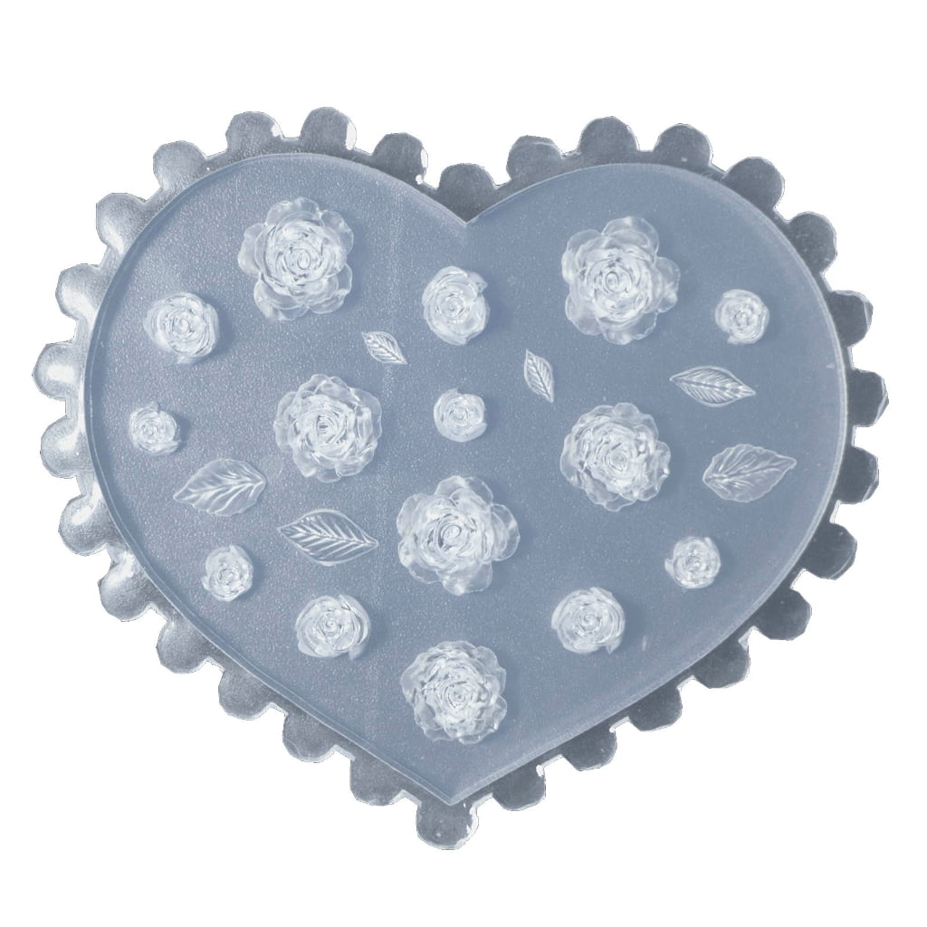Hukai Silicone Epoxy Mold Embossed Pattern Molds Flowers Nail Carving ...