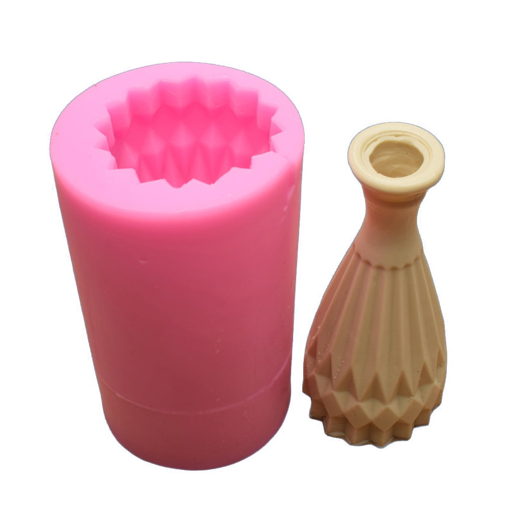 Hukai Stereo Flower Vase Silicone Mold Flower Vase Shaped Molds Casting ...