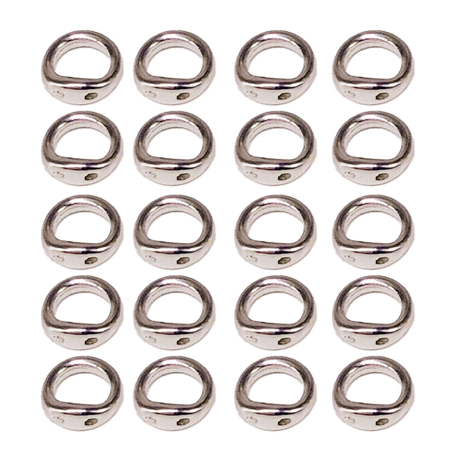 Hukai Stylish Double Hole Connector Rings Flexible Use Double Hole ...