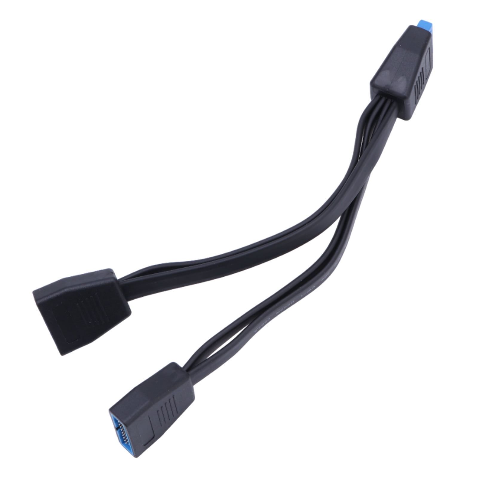 Peiiwdc USB 19Pin/20Pin Splitter Cable for Motherboard Expansion Cable ...