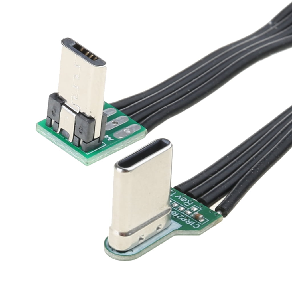 Hukai USB C to USB 5Pin Cable Angled Adapter for Charging and Data Cord ...