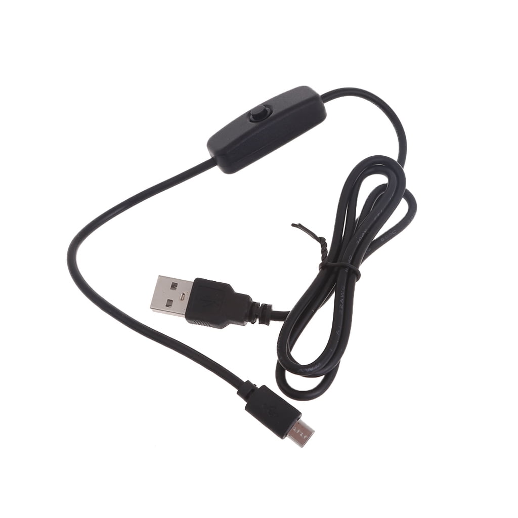 Hukai USB Power Charging Cable withSwitch USB2.0 to MicroUSB Converter ...