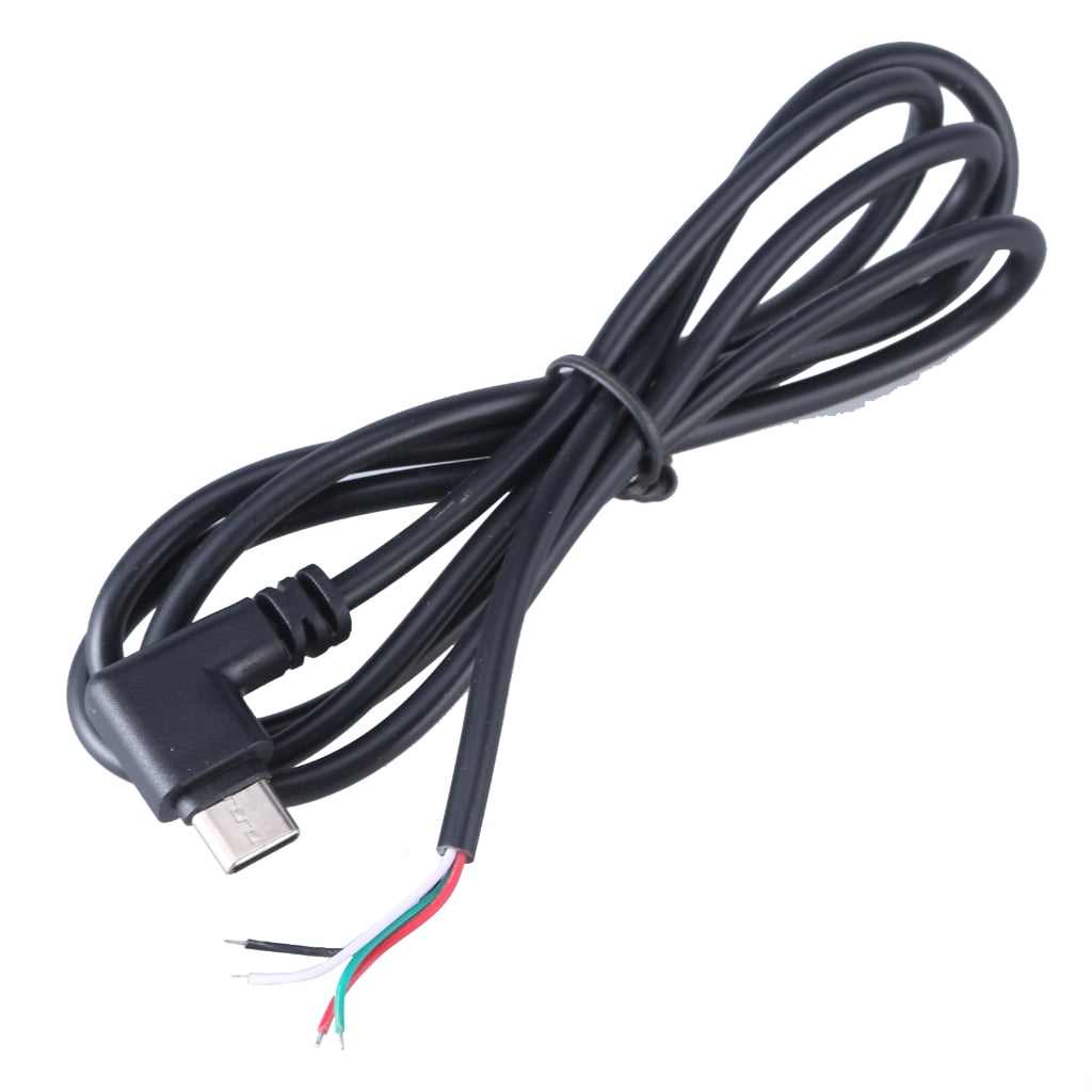Hukai USB Power Cord Data Cable Wire, 4Pin Bare Wire Open End Charging ...