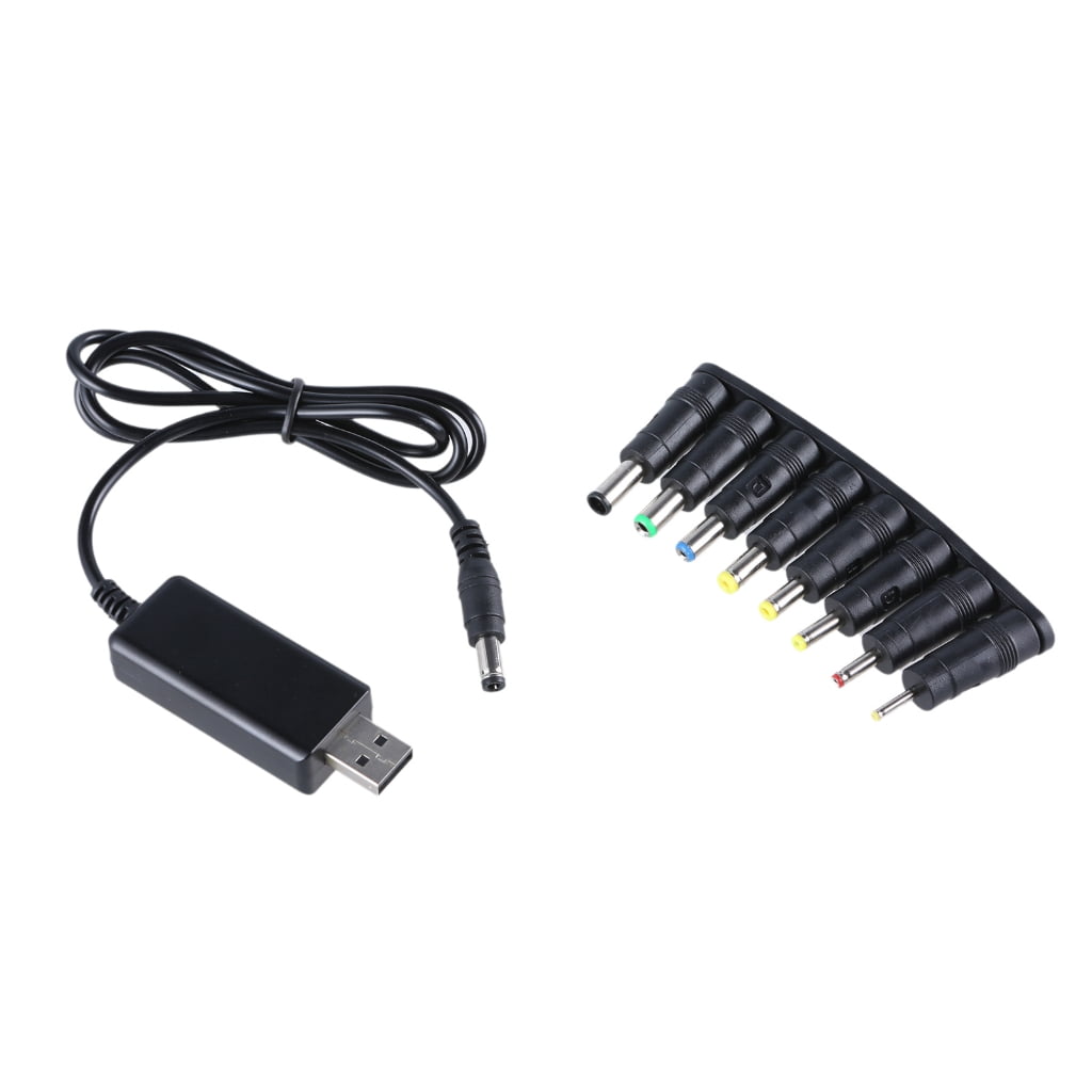 Hukai USB To DC12V Step Up Converters Cable with 5.5X2.1mm for Power ...