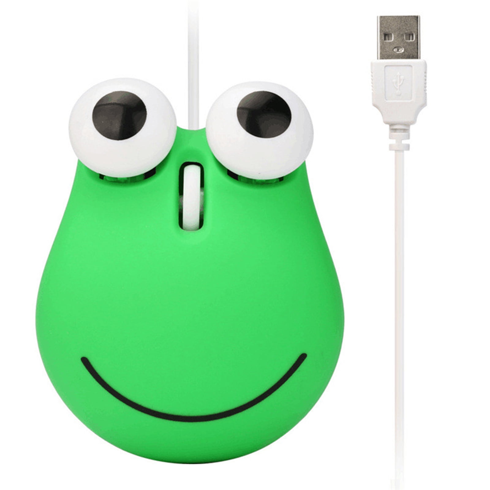 Hukai Unique and Eye Catching Cartoon Frog Mouse USB Wire Mouse for ...