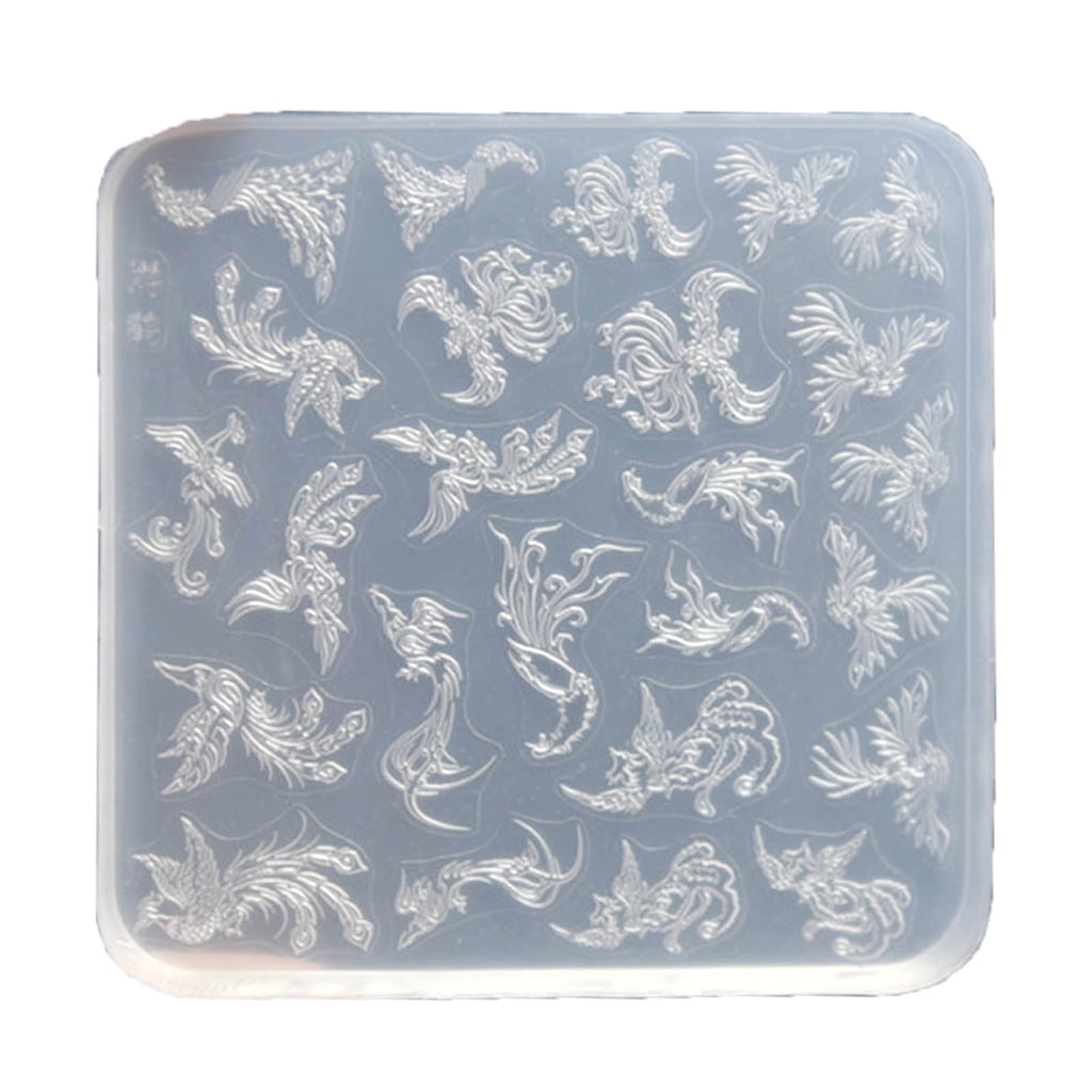 Hukai Versatile Nail Art Mold for DIY Nail Decorations Nail Art ...