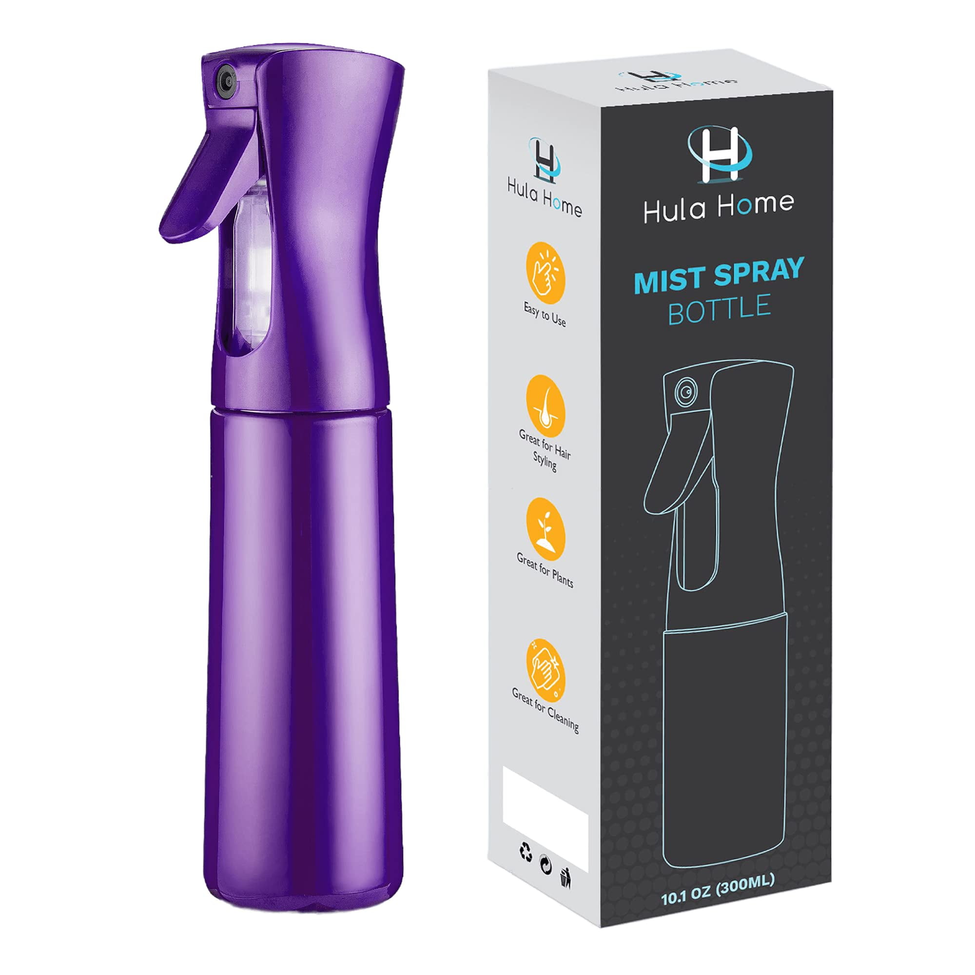 Hula Home Continuous Spray Bottle (10.1oz/300ml) Empty Ultra Fine ...