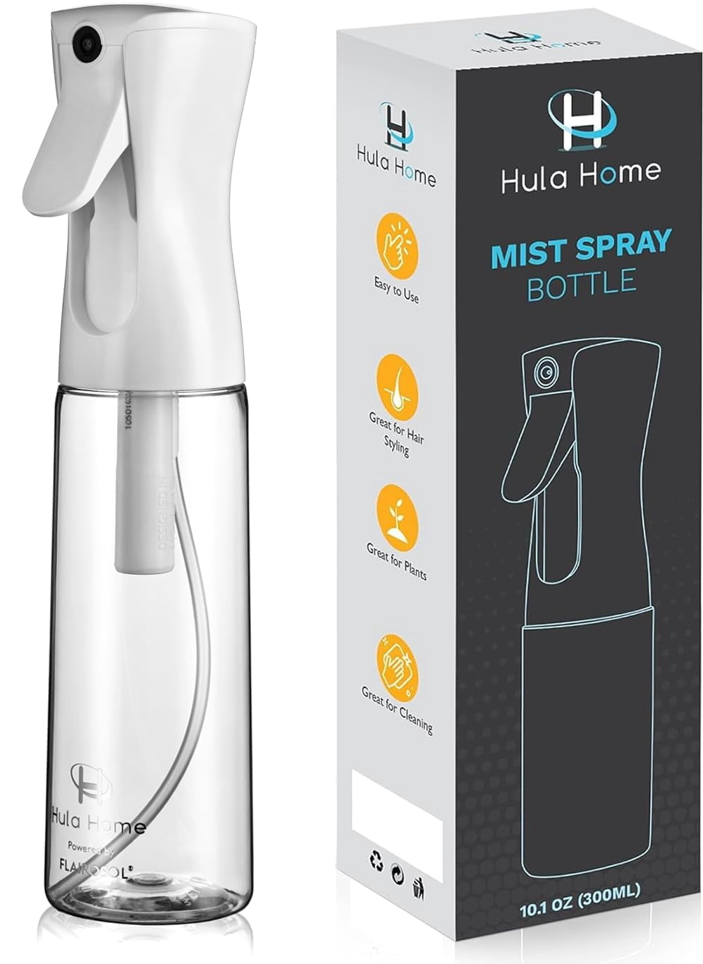 Hula Home Spray Bottle OLF24 for Hair (10.1oz/300ml) - Flairosol® Spray ...