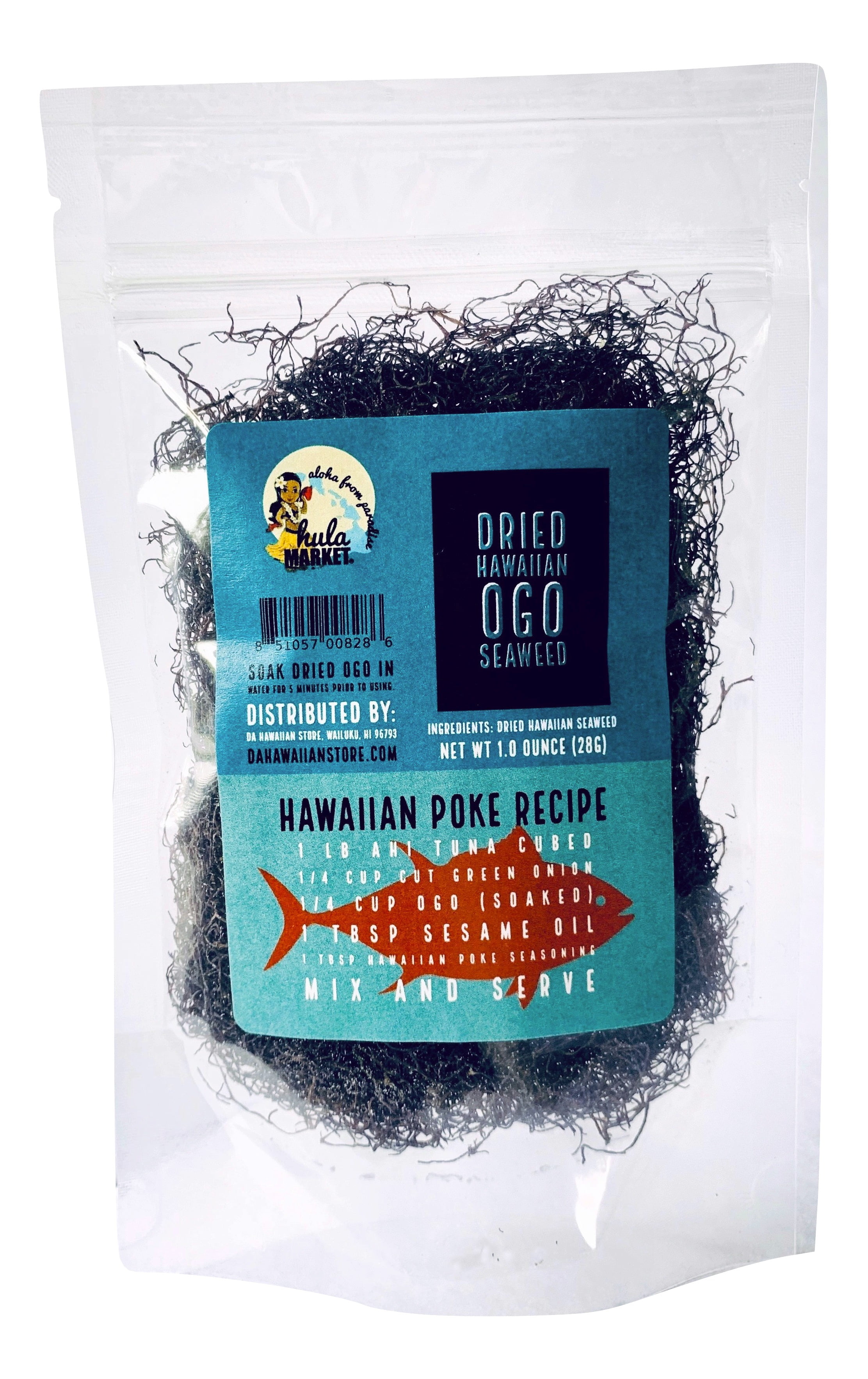 Hula Market Dried Hawaiian Ogo Seaweed - Walmart.com