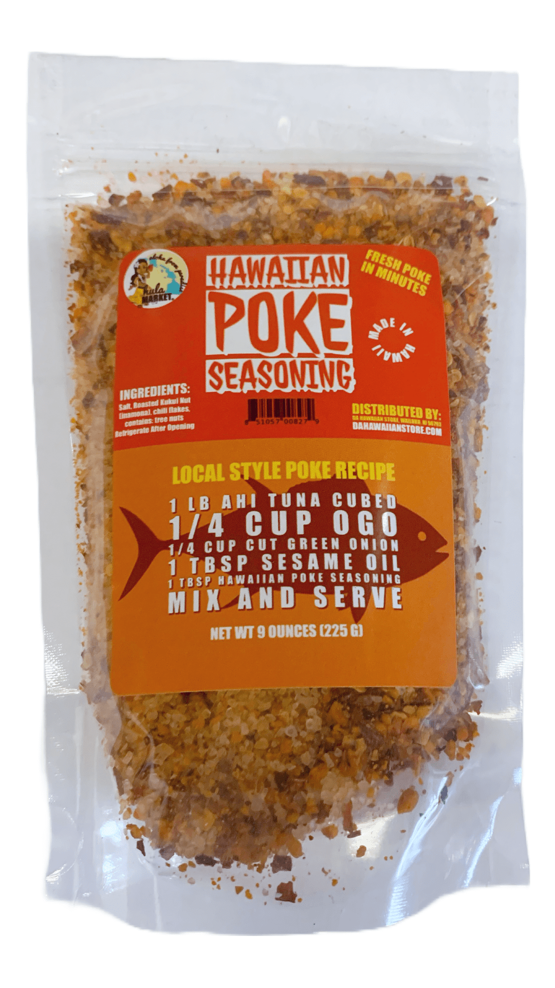 Hula Market Hawaiian Poke Seasoning Salt Mix - Walmart.com