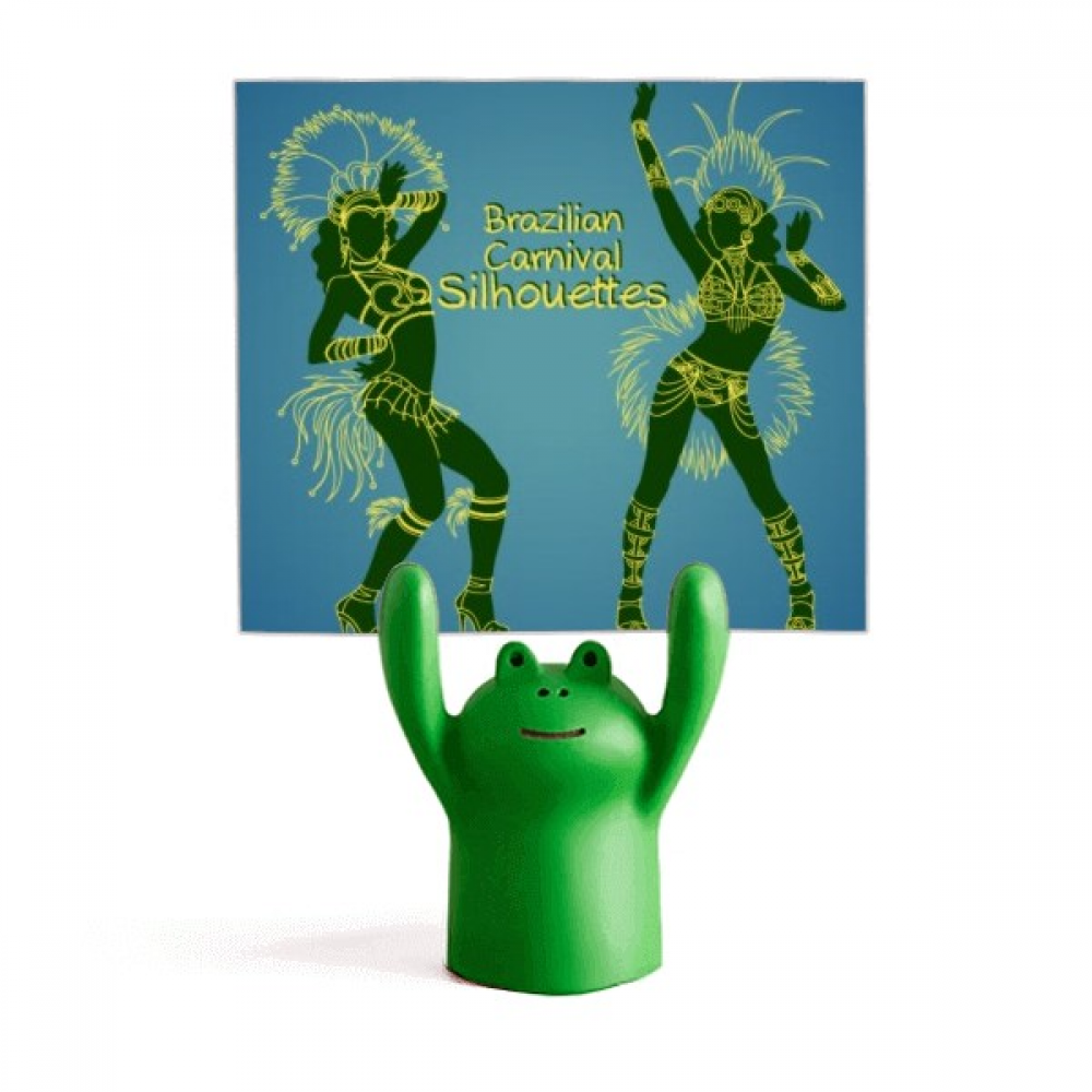 Hula Outline Brazilian Brazil Cultural Memo Holder Cartoon Animal Frog ...