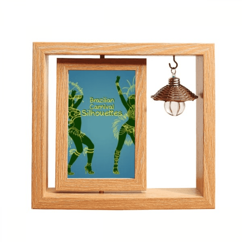 Hula Outline Brazilian Brazil Cultural Wooden Rotating Picture Photo ...