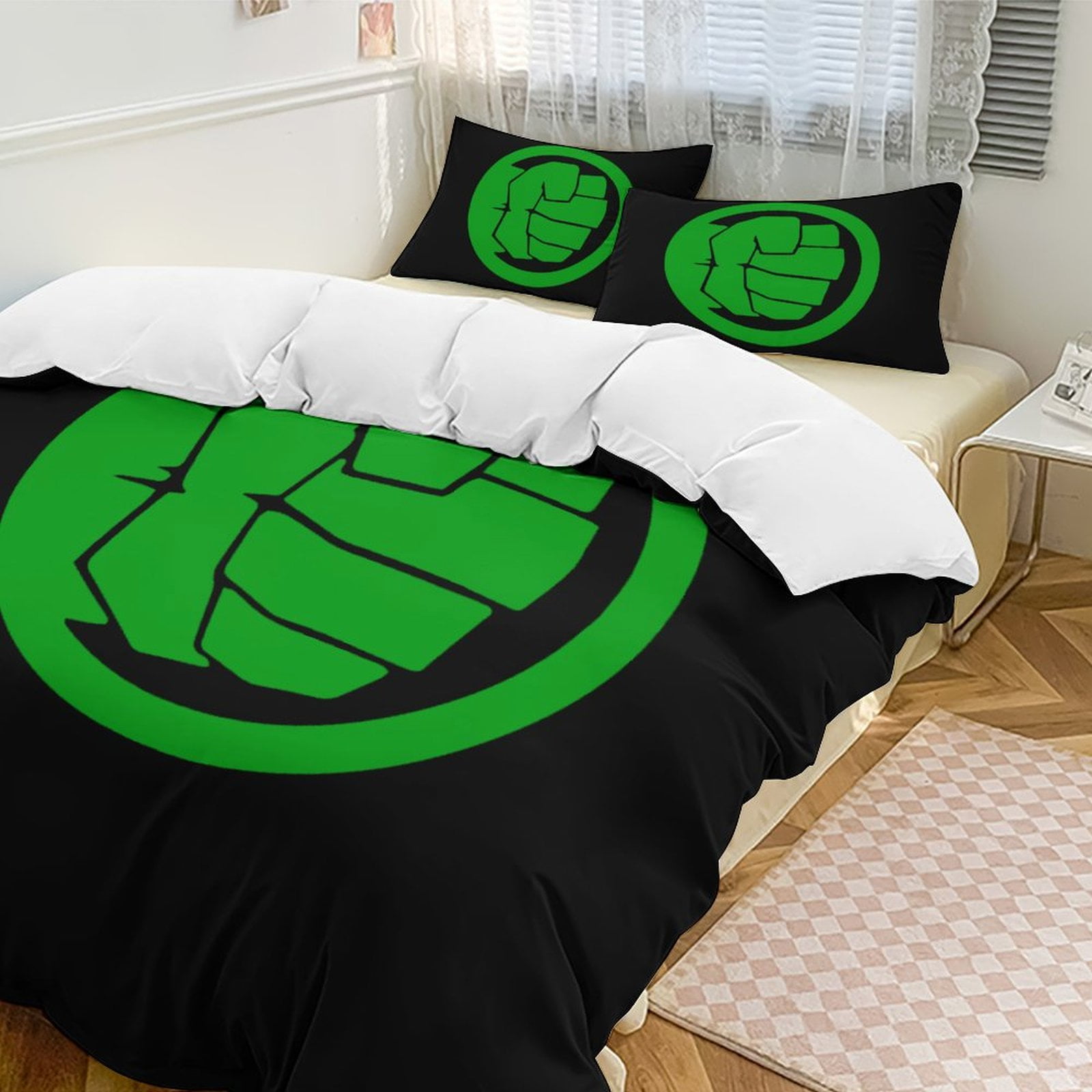 Hulk 3 Piece Bedding Set Cartoon Comforter Set Cute Duvet Cover Sets ...