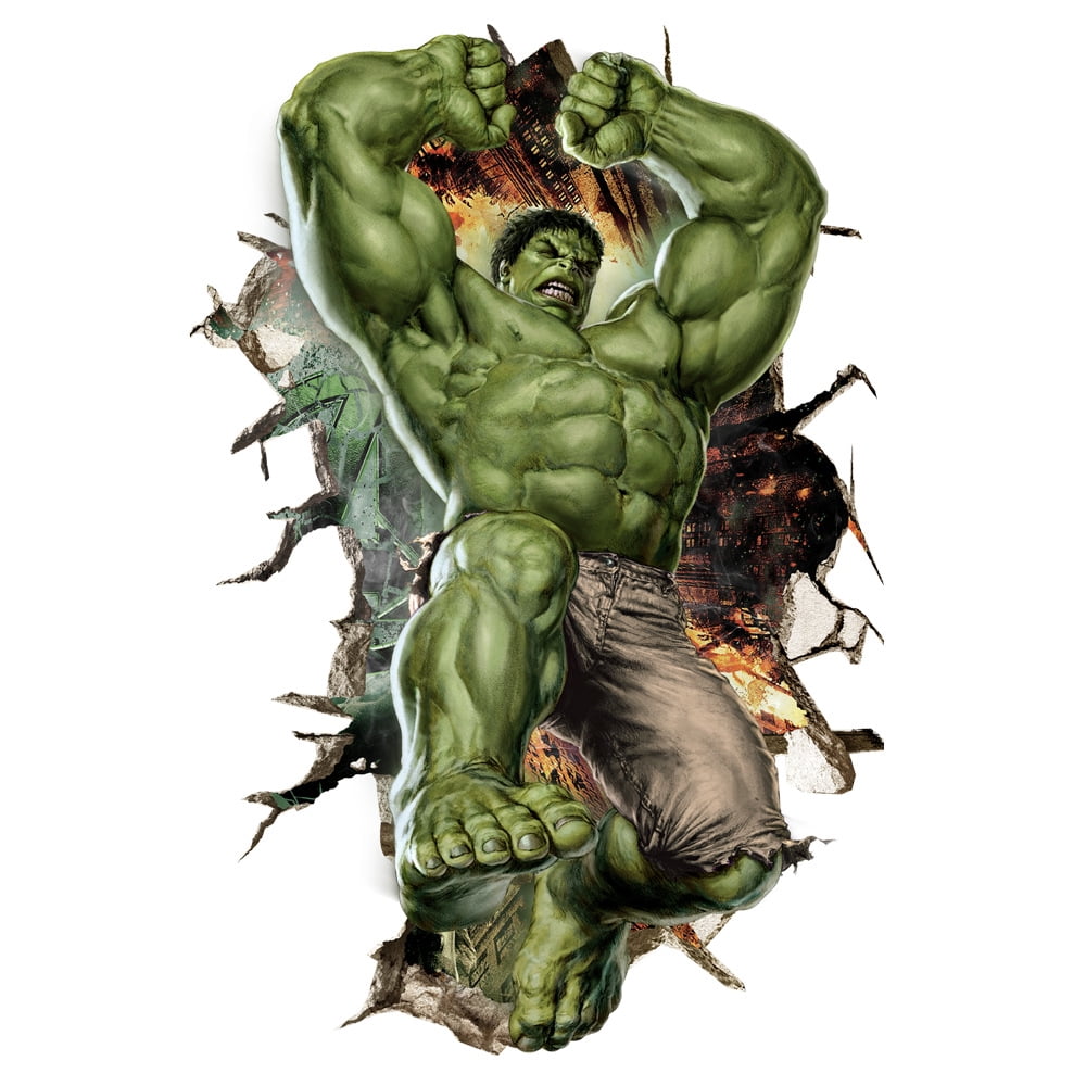 Hulk Avengers Marvel Wall Stickers Cartoon Wall Stickers DIY Wall ...
