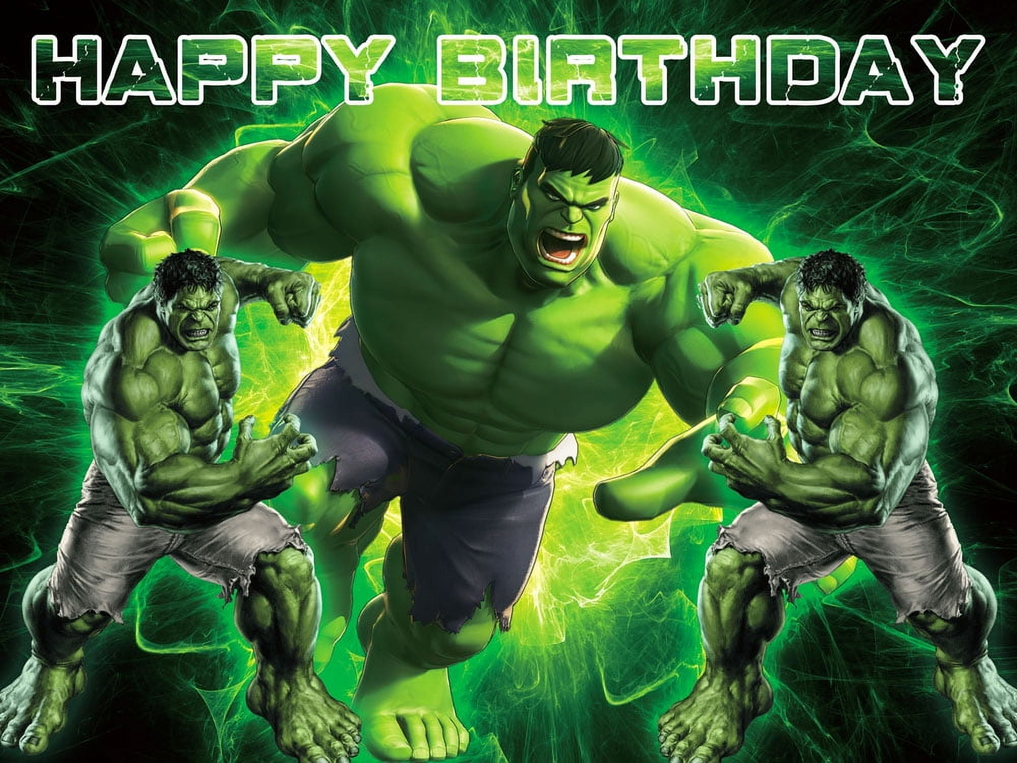 Hulk Backdrop Banner Party Supplies Poster Movie Theme Background for ...