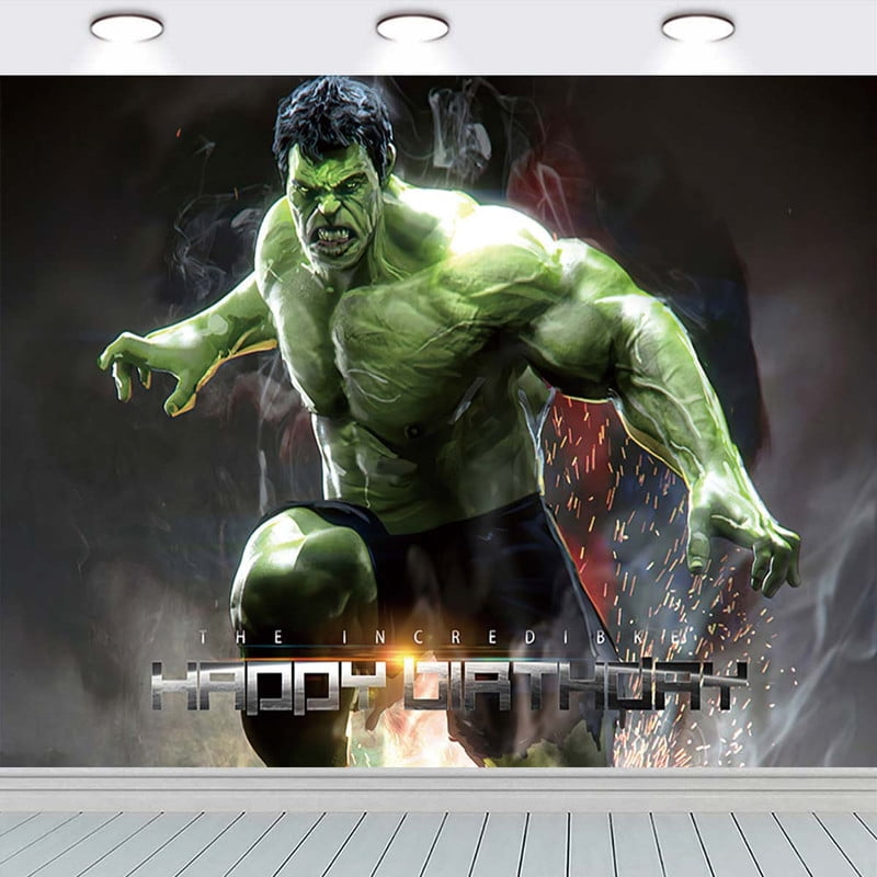 Hulk Background Taspestry Post Banner Backdrop Party Supplies Wall ...