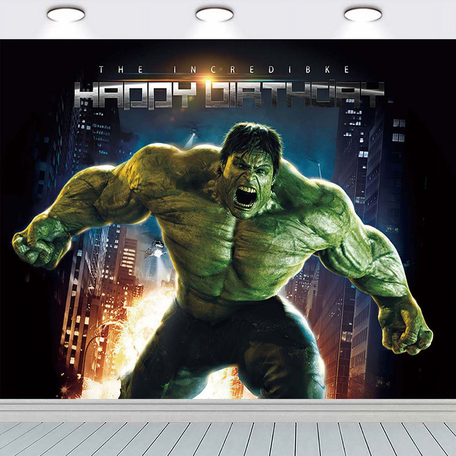 Hulk Background Taspestry Post Banner Backdrop Party Supplies Wall ...