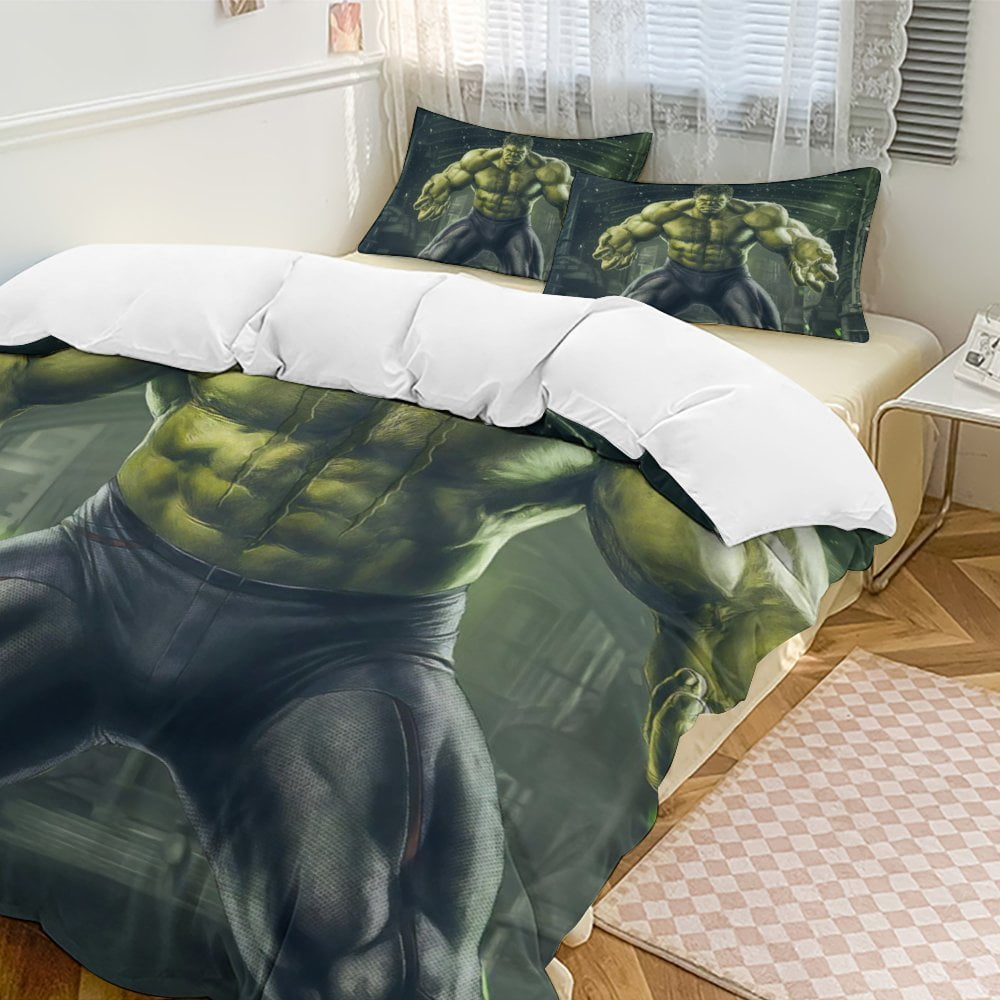 Hulk Bedding Comforter Sets, 3-Piece Bedding Set Soft Warm Bed Set with ...