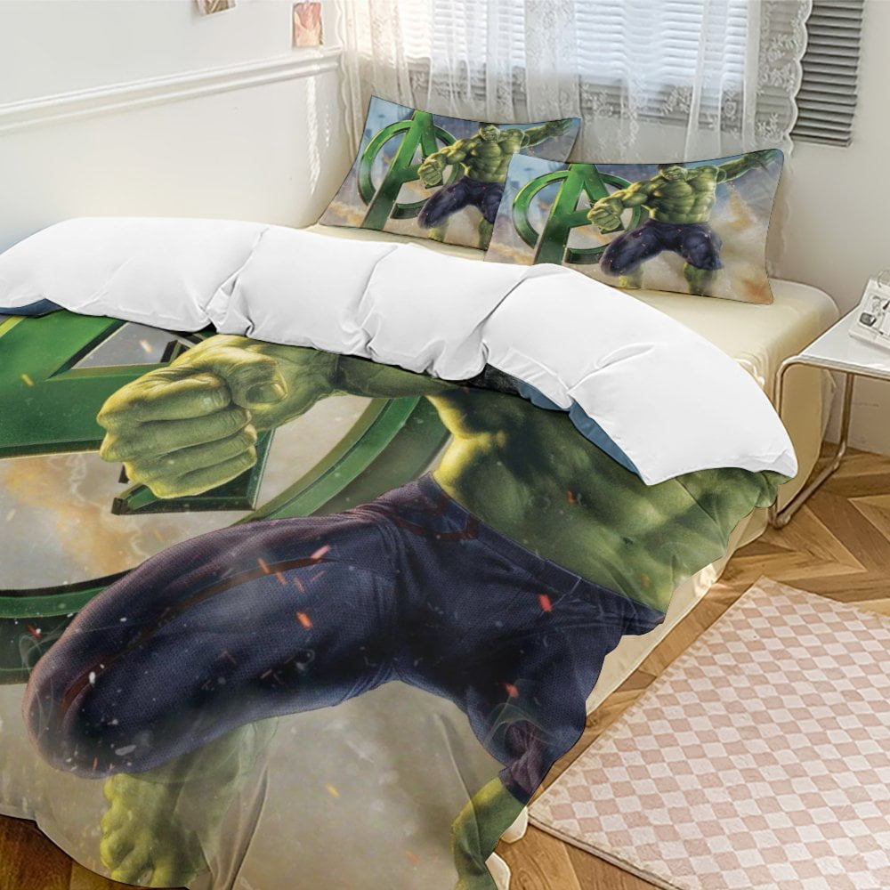 Hulk Bedding Comforter Sets, 3-Piece Bedding Set Soft Warm Bed Set with ...