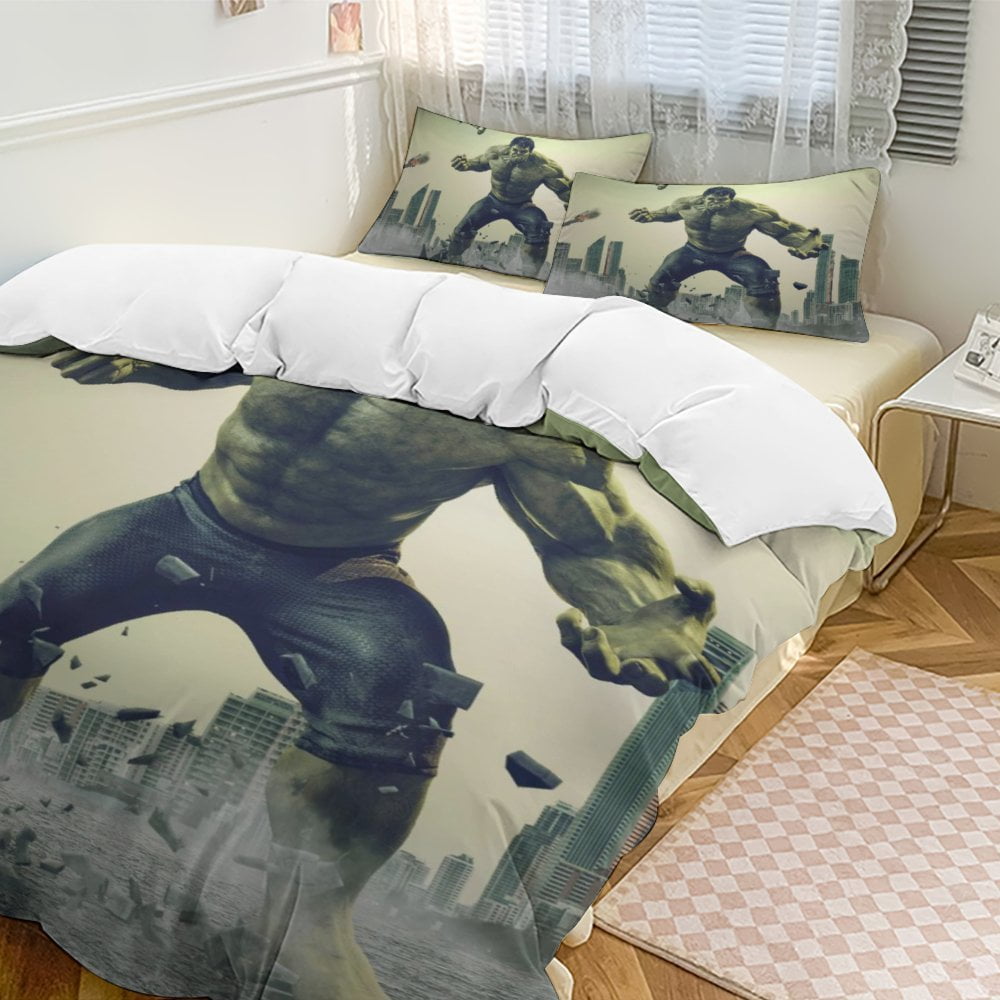 Hulk Bedding Comforter Sets, 3-Piece Bedding Set Soft Warm Bed Set with ...
