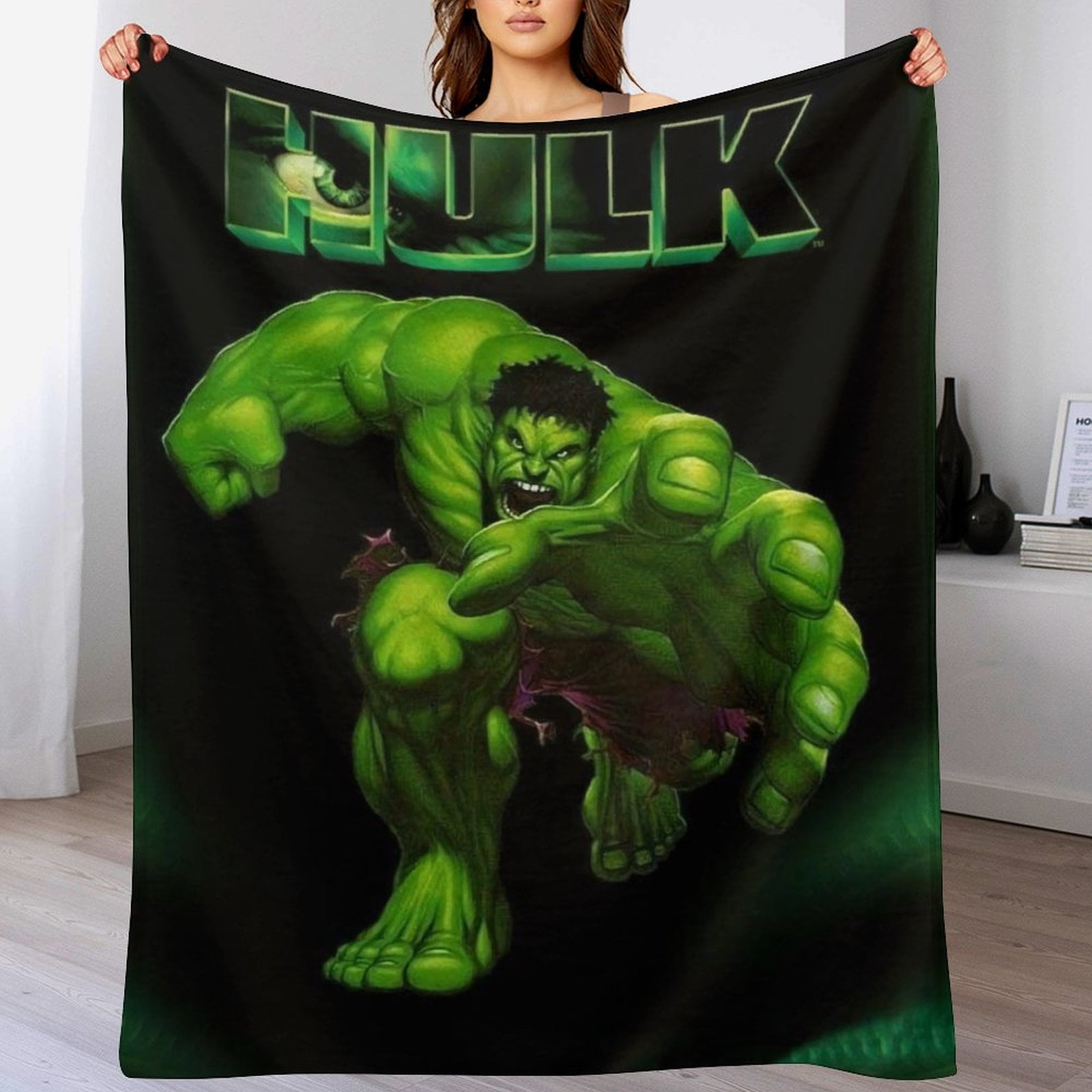 Hulk Blanket, Super Soft Cozy Flannel Throw Blanket Bedding Gifts for ...