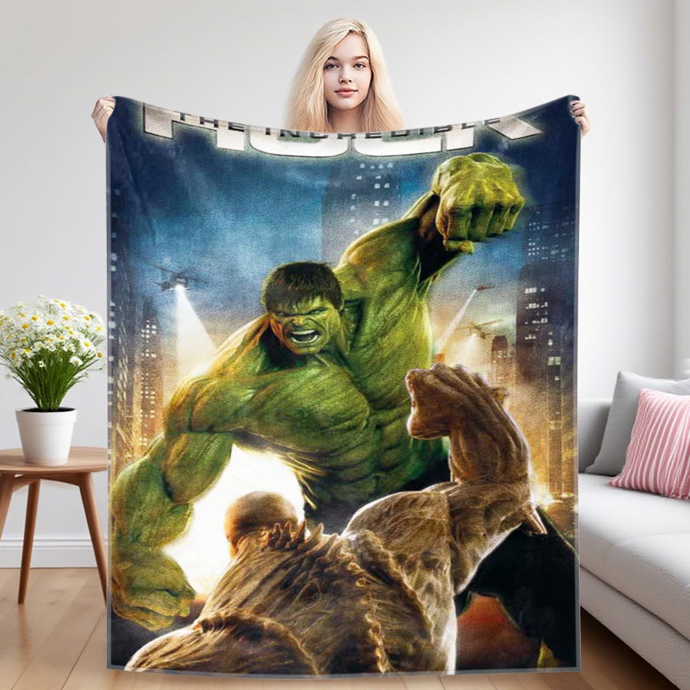 Hulk Blankets Gift Throw Birthday Christmas 50 X 60 in Present Bedroom ...