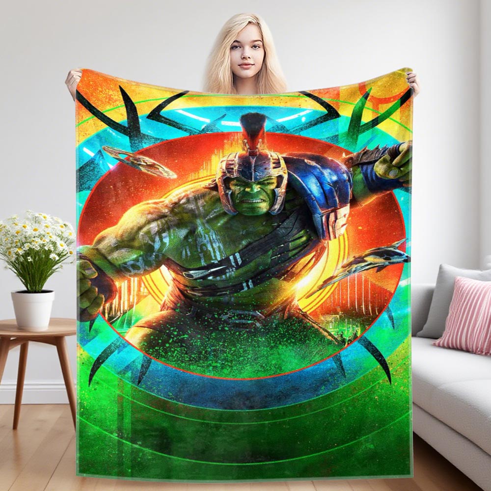 Hulk Blankets Gift Throw Birthday Christmas 60"X80" Present Bedroom for ...