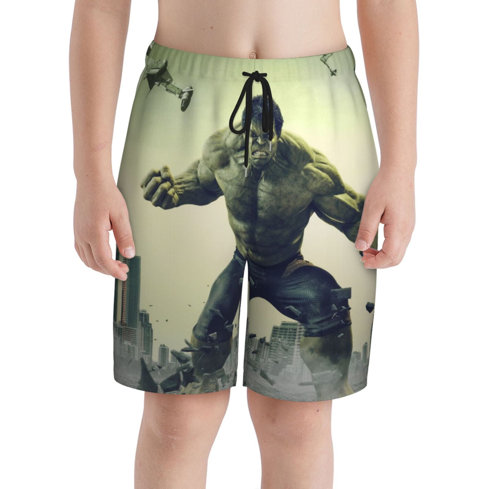 Hulk Boy'S Swim Trunks Quick Dry Board Shorts Kids Beach Swim Shorts ...