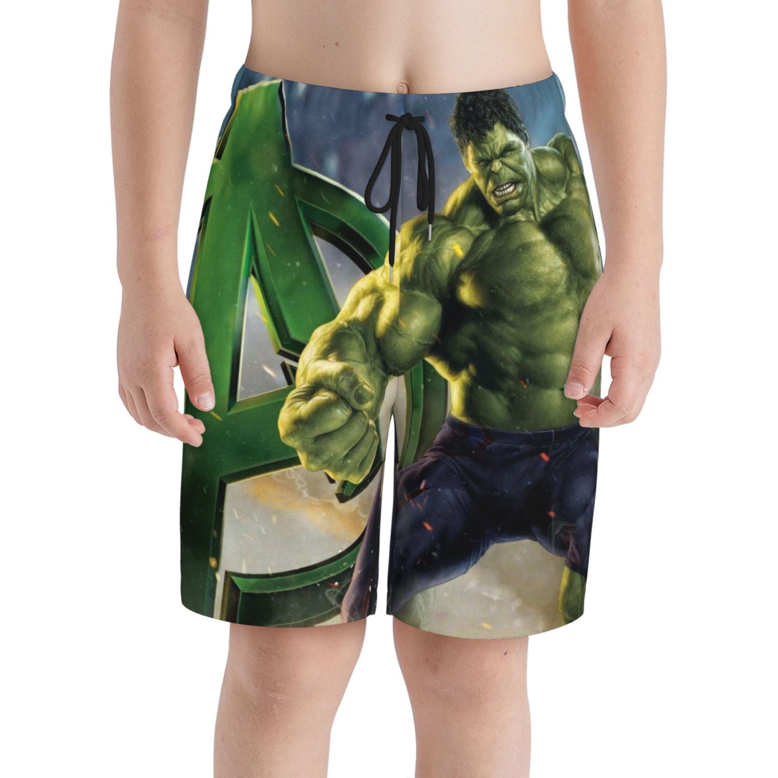 Hulk Boy'S Swim Trunks Quick Dry Board Shorts Kids Beach Swim Shorts ...