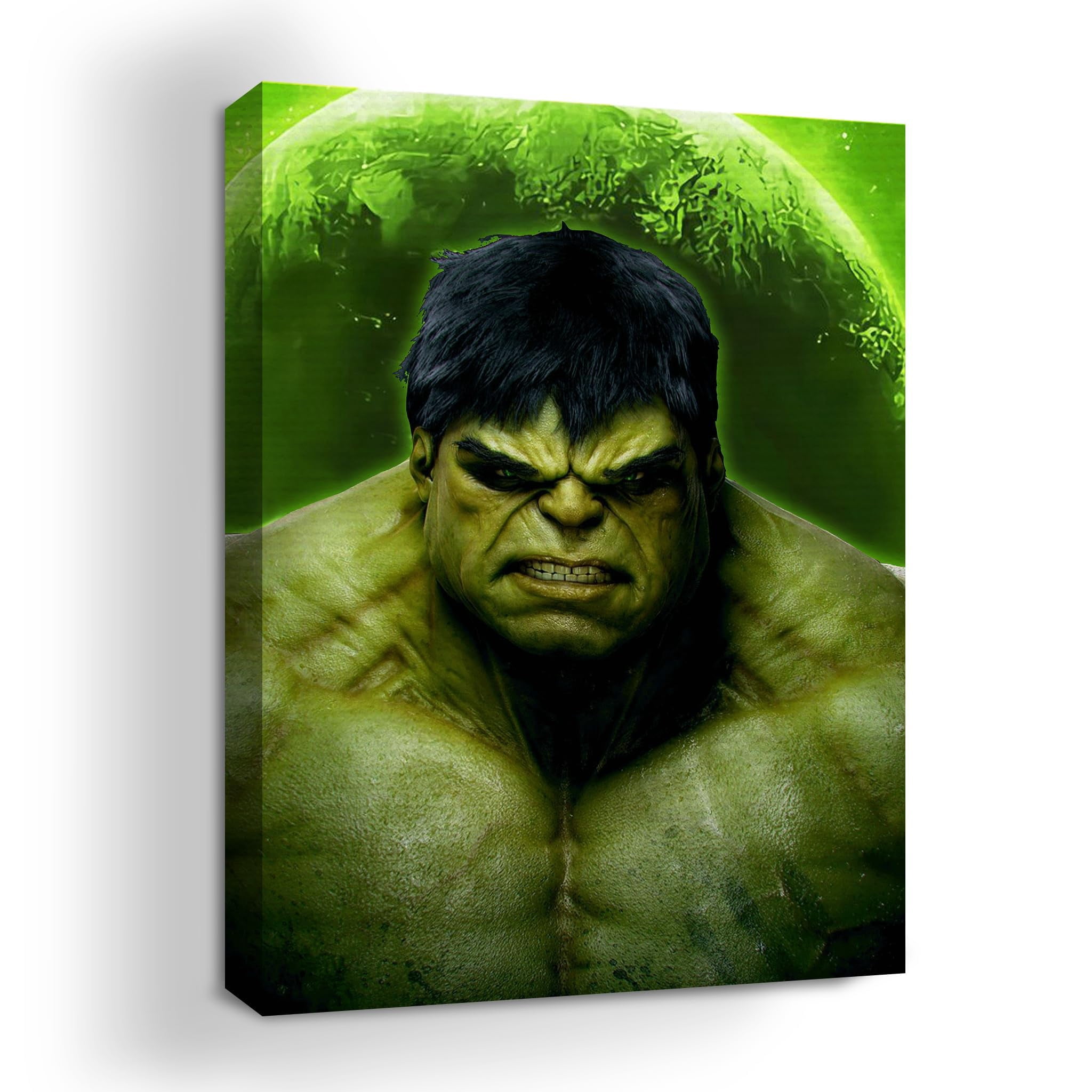 Hulk Canvas Wall Art by Mavis Print- 18x24 inches Marval Wall Decor ...